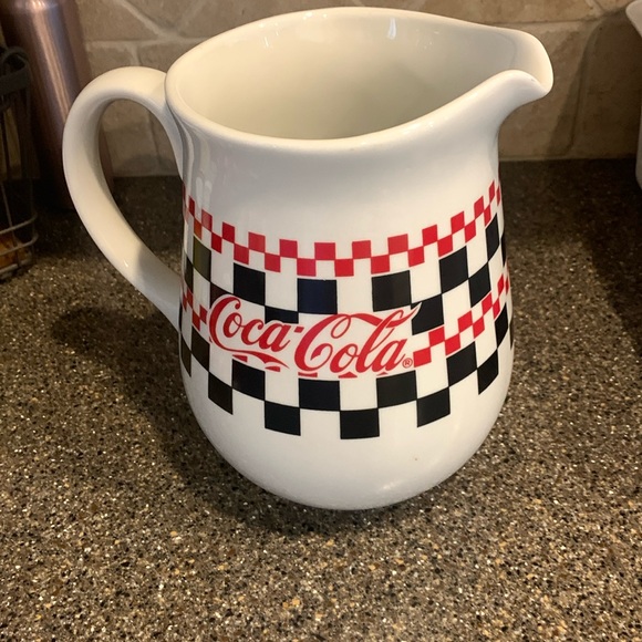 China Pearl | Kitchen | Coca Cola Ceramic Pitcher | Poshmark
